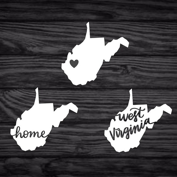 West Virginia Heart - Etsy
