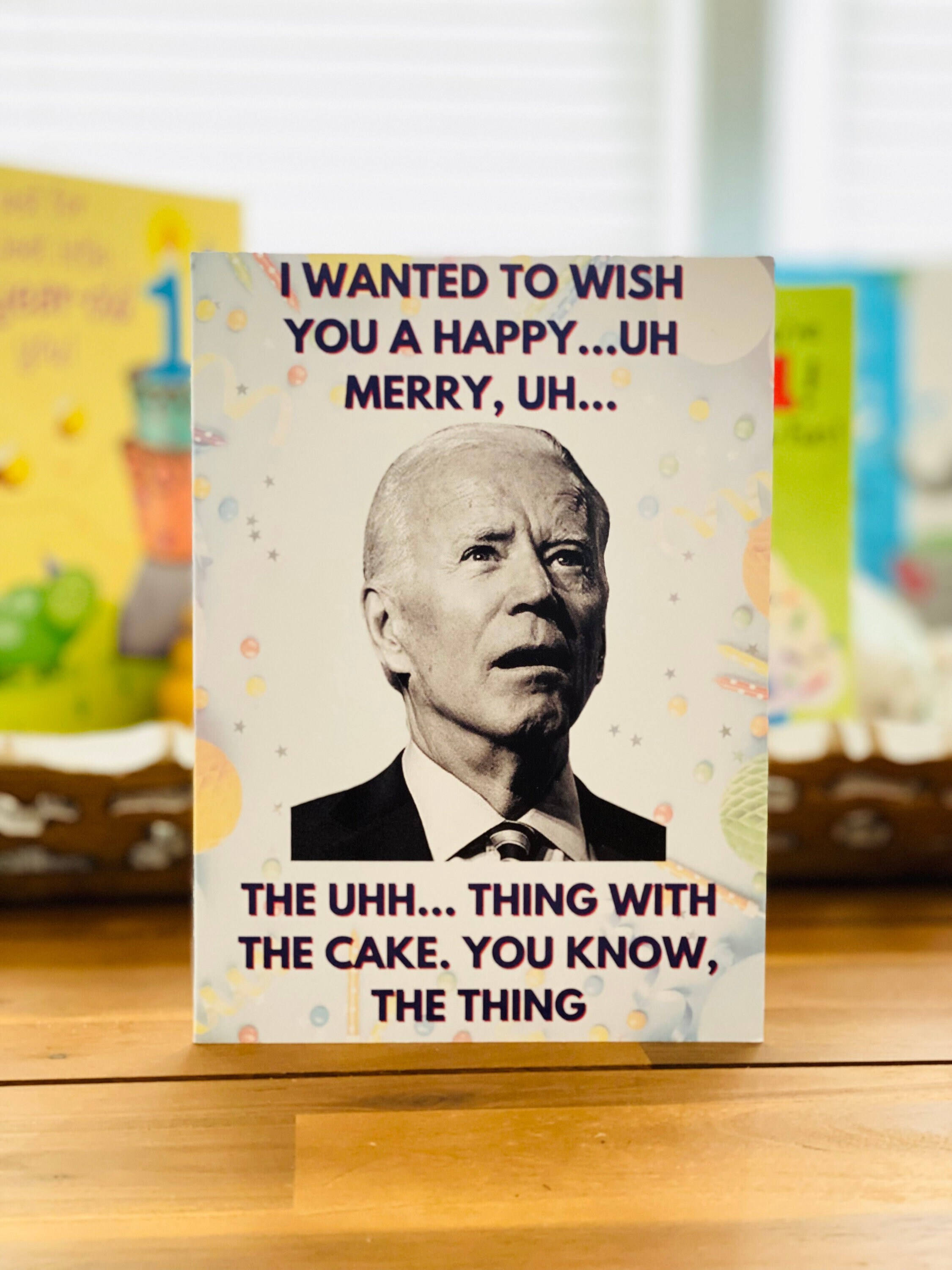 Funny Joe Biden Birthday Card Lets Go Brandon Birthday Card - Etsy ...