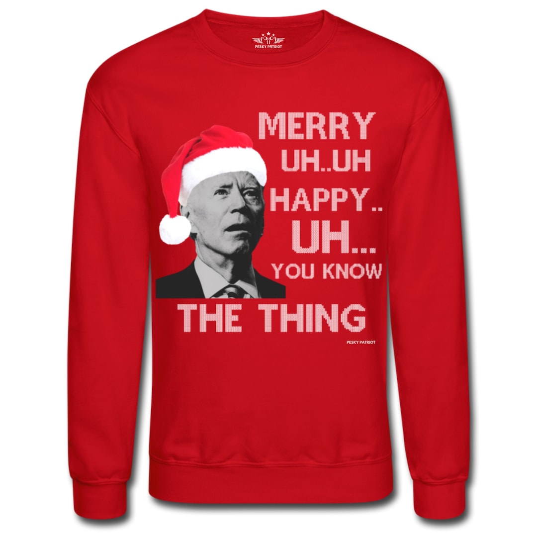 Joe Biden Uh Uh Bumbling Joe Funny Christmas Sweater for Men - Etsy