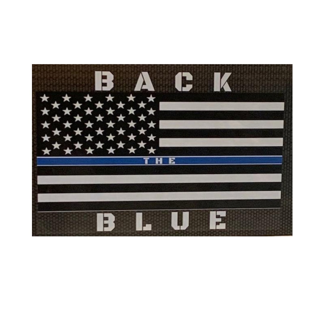 2-pack Back the Blue Police Support Window Decal, Law Enforcement ...