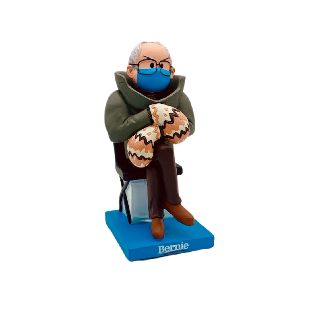 Bernie Sanders Mittens Bobblehead, Gift Idea for Bernie Sanders ...