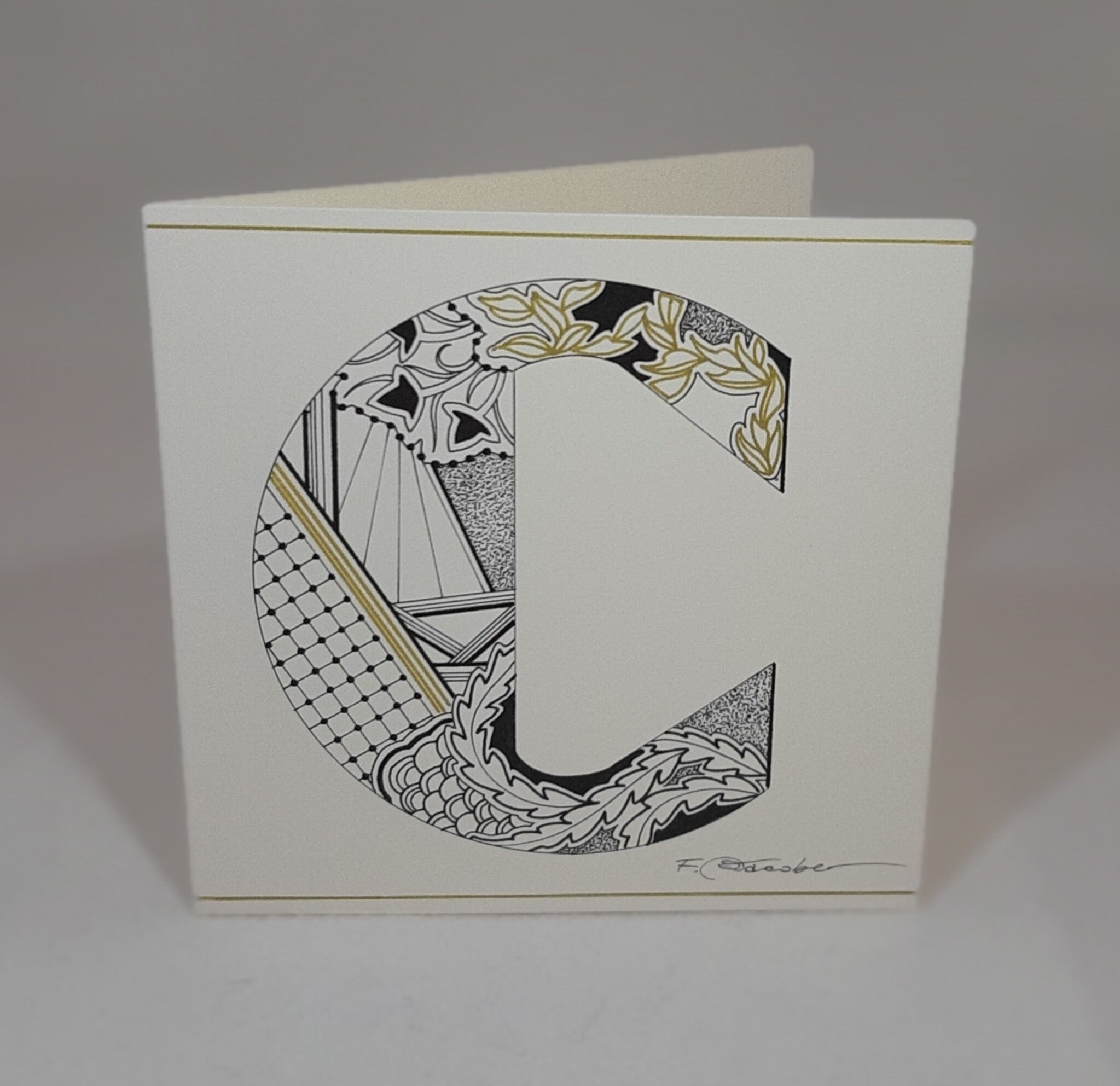 Original Hand Drawn Letter Greetings Card - Etsy
