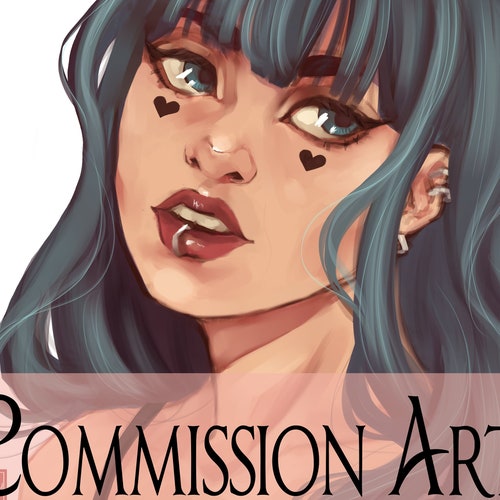 Digital Art Commission Realistic Portraits Character - Etsy