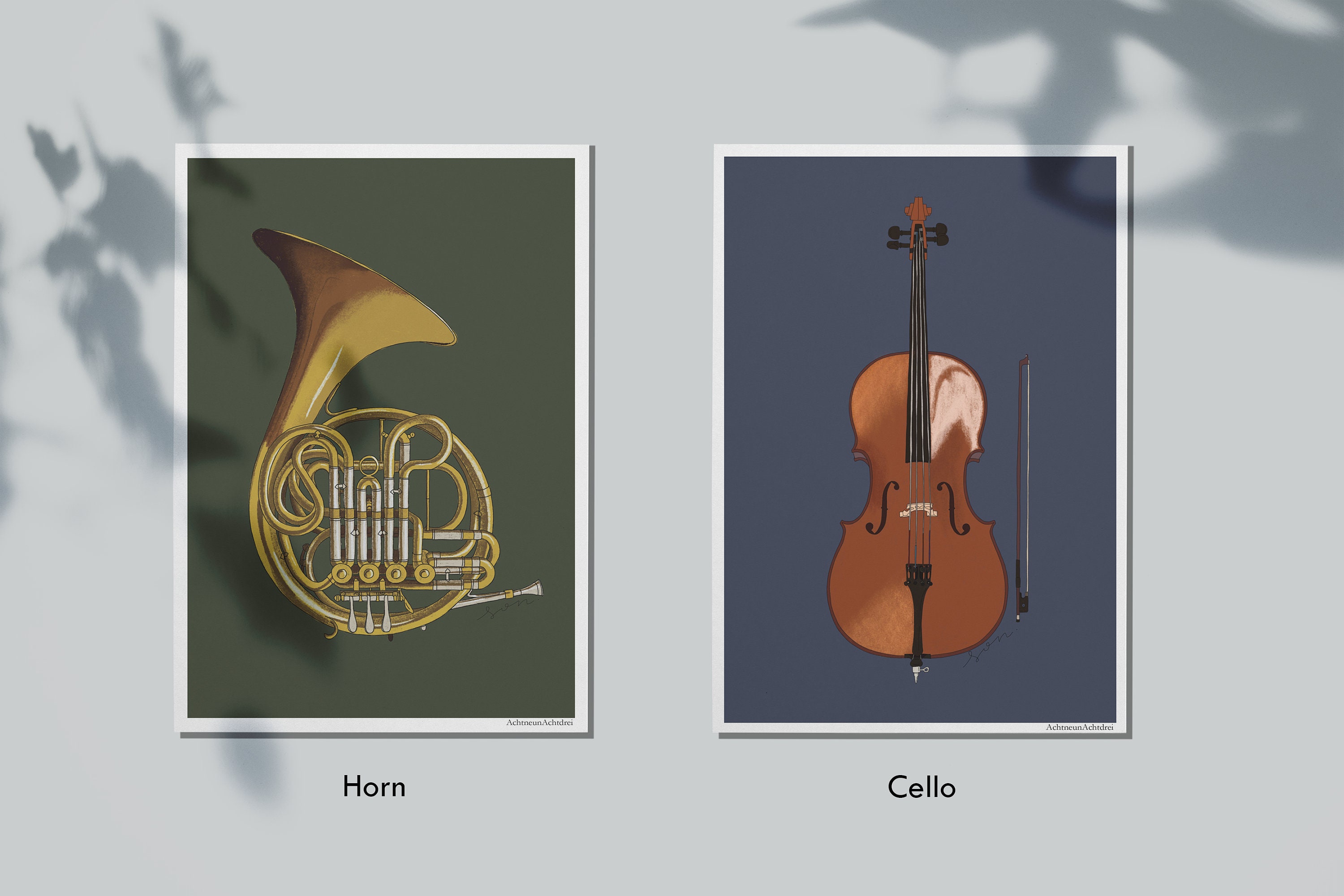 Cello Illust Postcard DIN A6 - Etsy