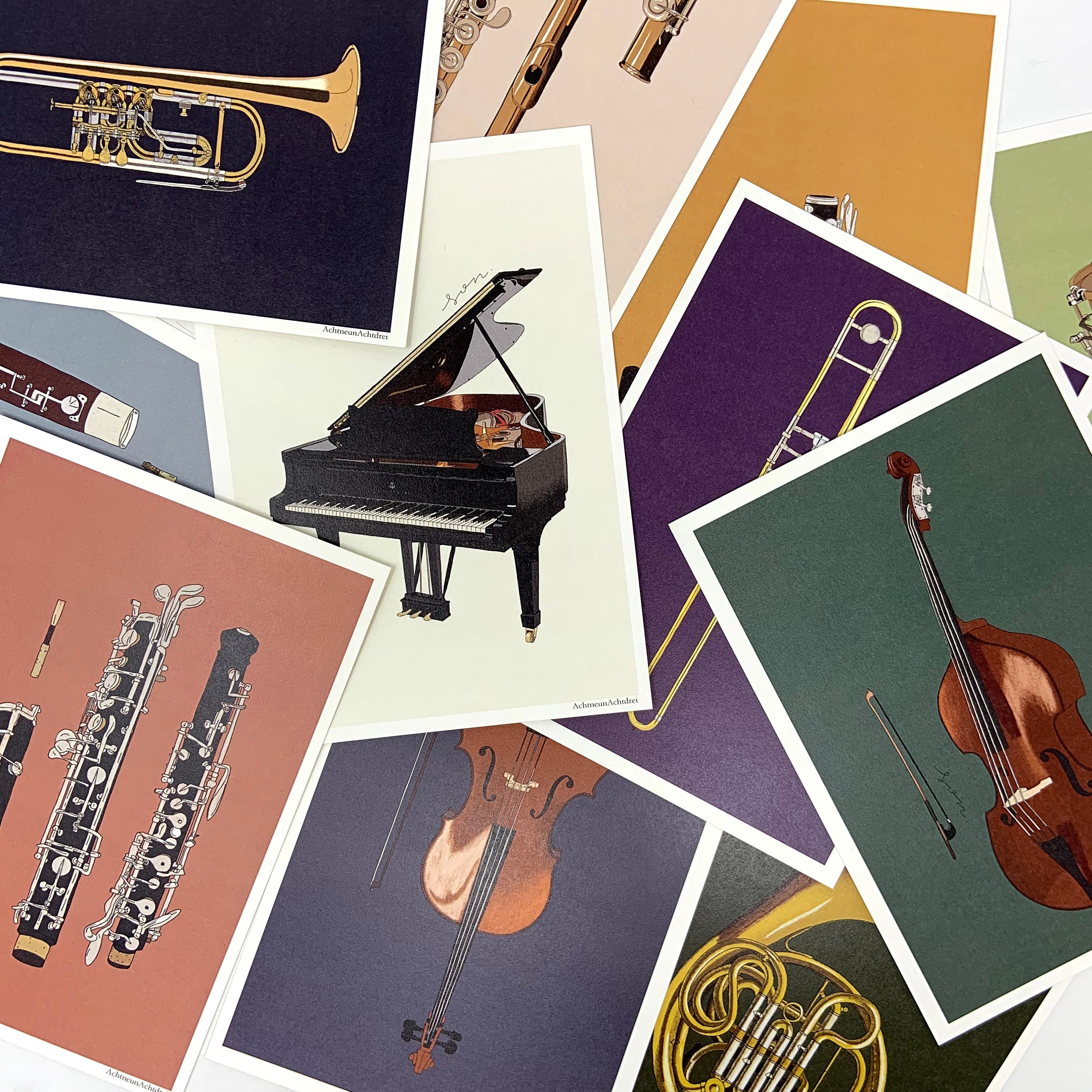 Cello Illust Postcard DIN A6 - Etsy