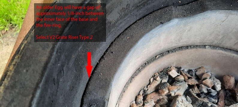 Stainless Steel Grate Risers for the Medium Big Green Egg Set of 4 ...