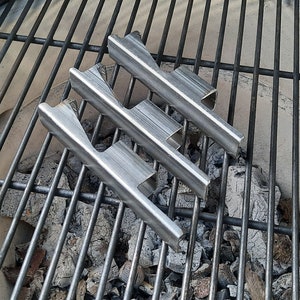 Stainless Steel Grate Risers for the Mini Max Big Green Egg Set of 3 ...