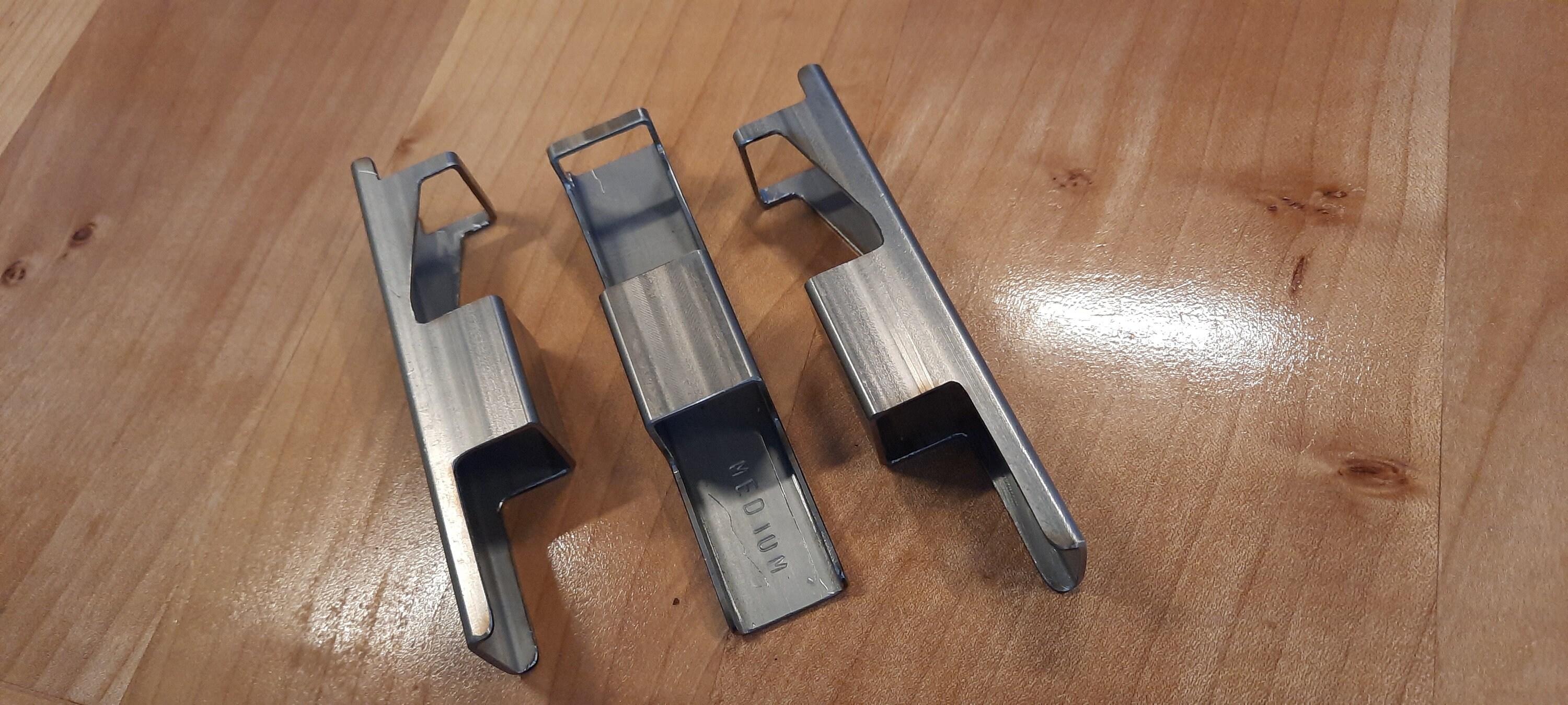 Stainless Steel Grate Risers for the Medium Big Green Egg Set of 3 ...