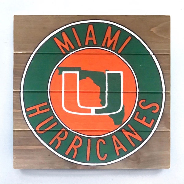 University of Miami Signs - Etsy