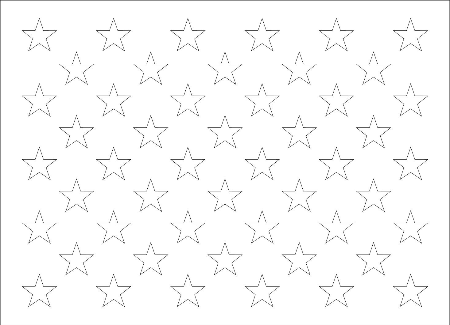 50 Star American Flag Union SVG, CNC Carving, Stencil Making (digital ...