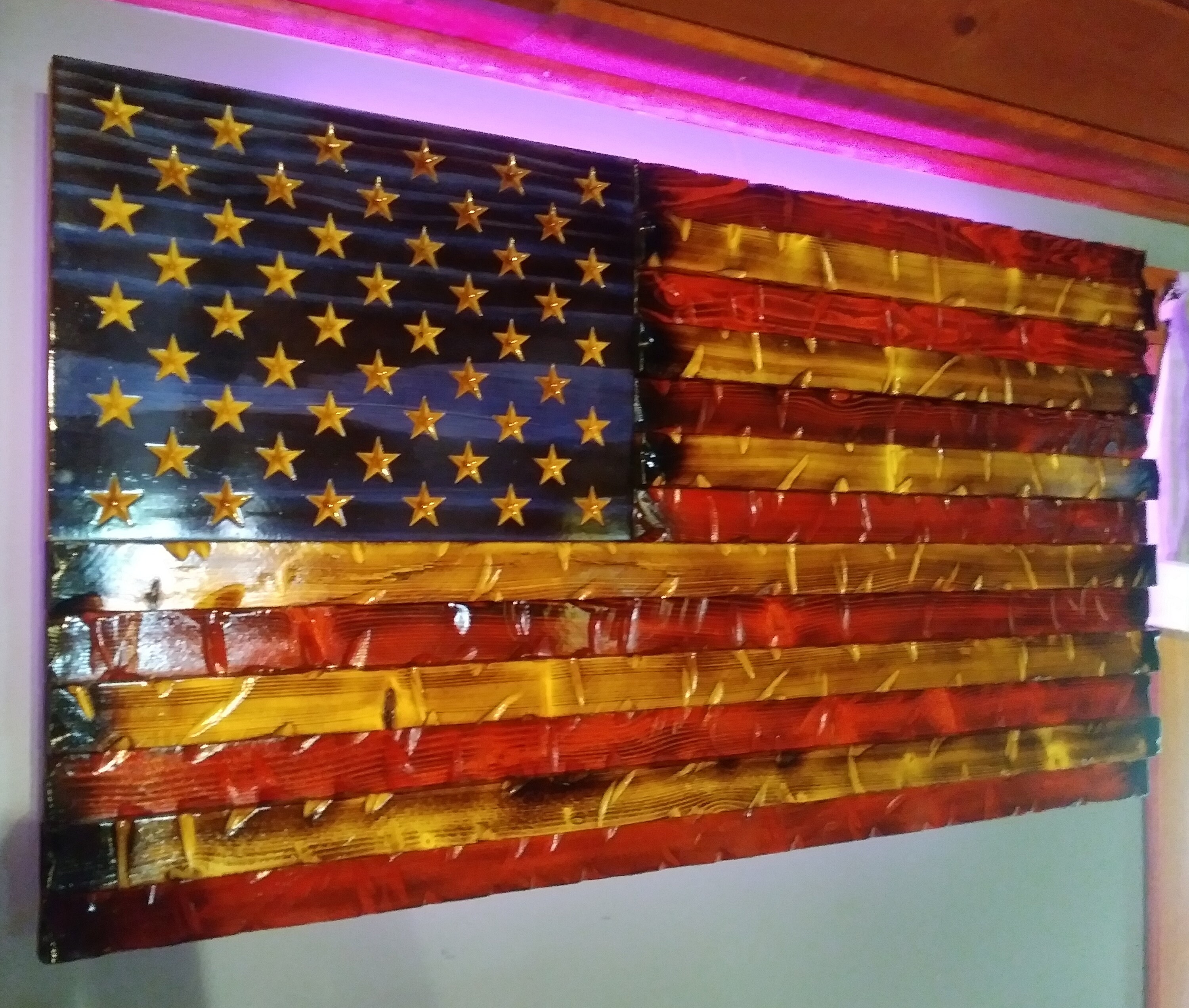 Make This Amazing American Flag, SVG, 50 Star Union Svg, Carving, CNC ...