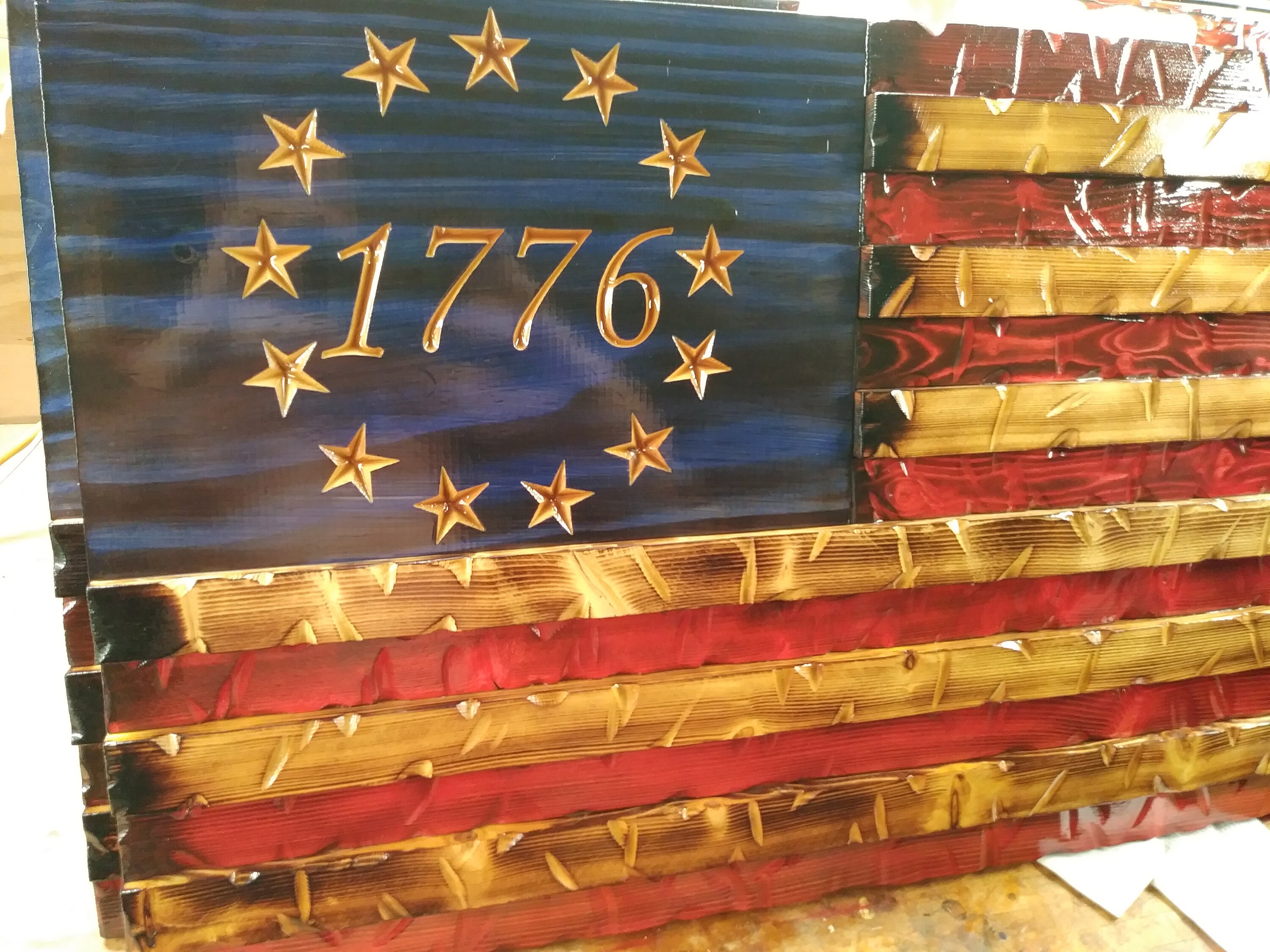 Make This Amazing American Flag, SVG, 1776 Union Svg, Carving, CNC ...