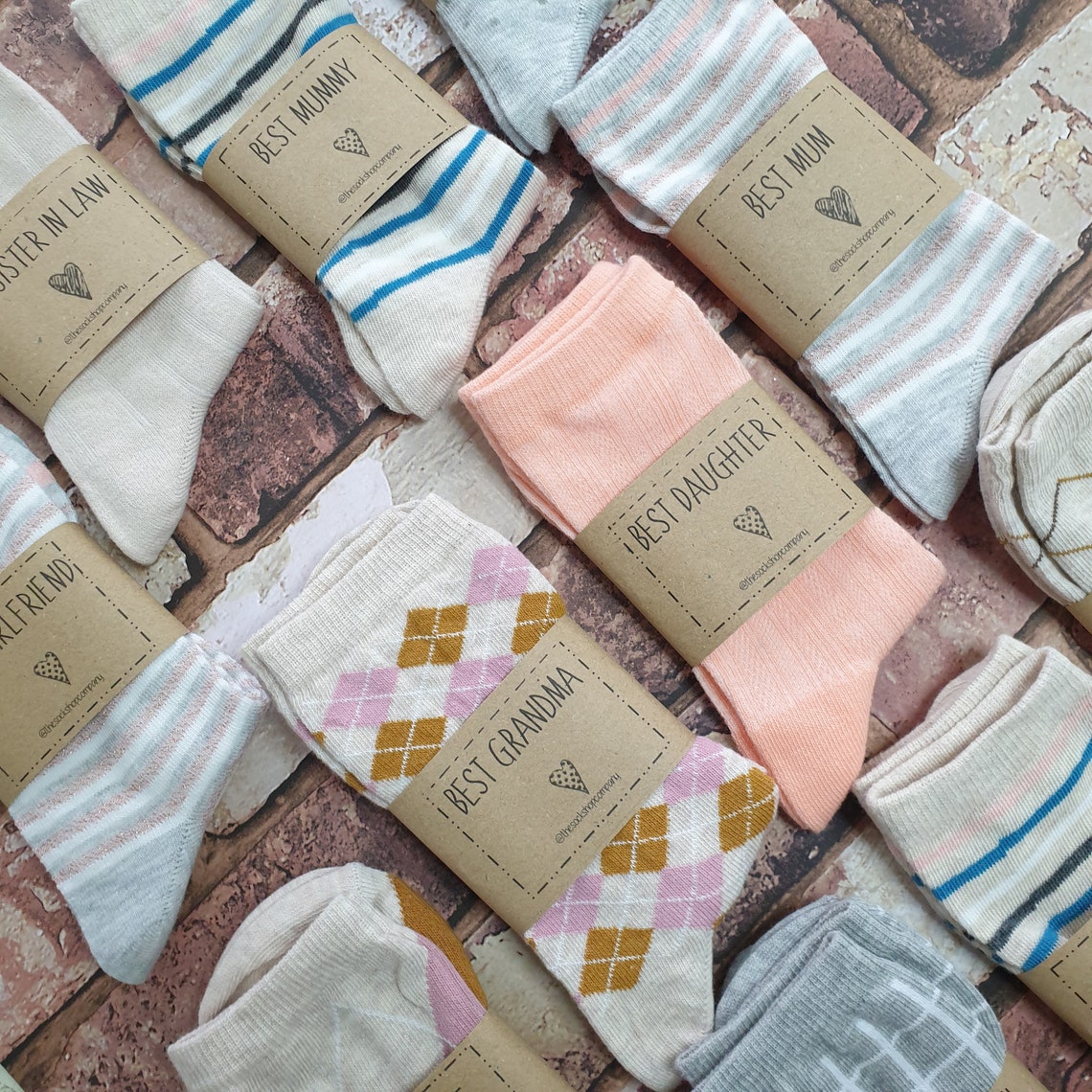 Personalised Socks Gifts for Her Birthday Gifts Gifts for | Etsy UK