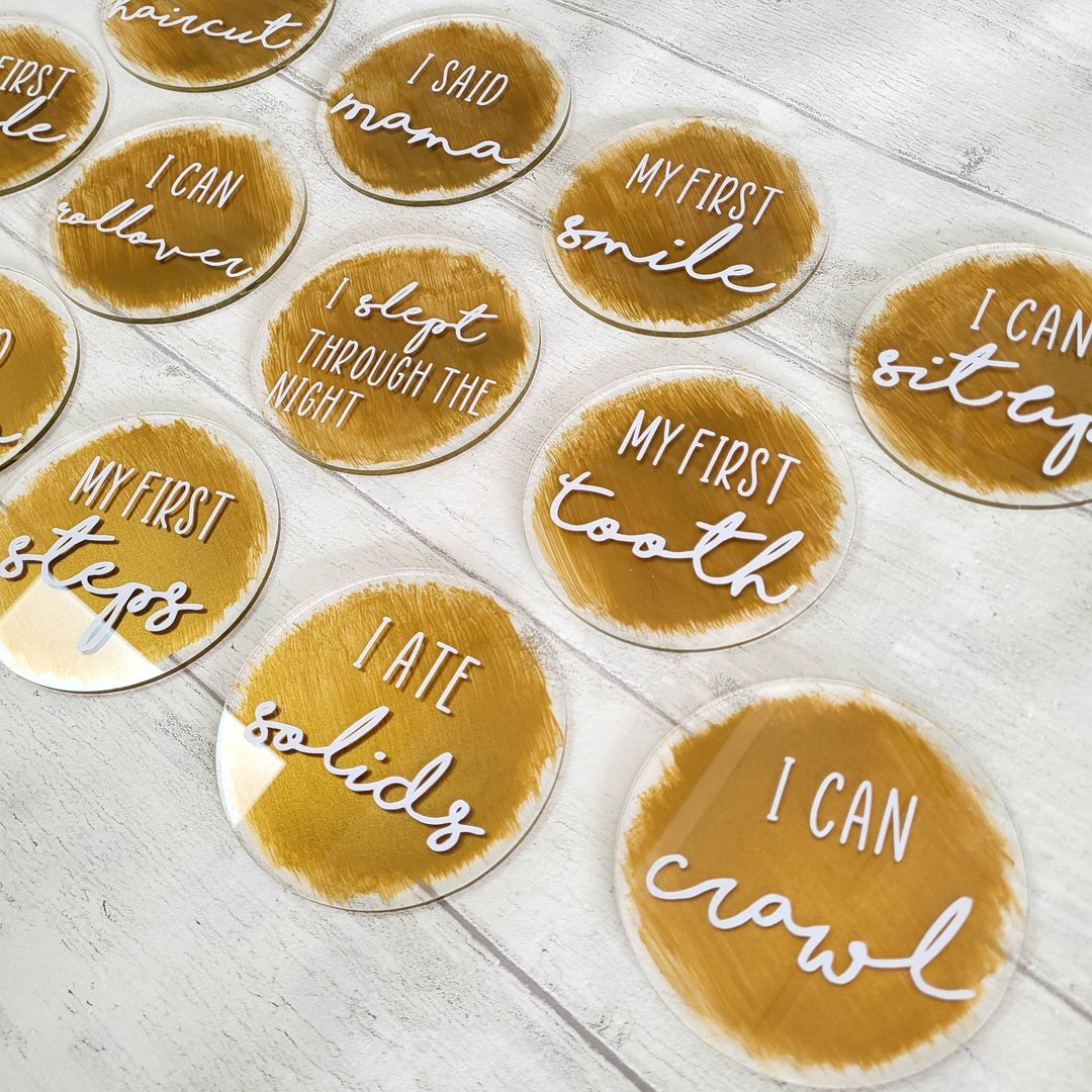 Baby First Milestone, Baby Milestones, Milestone Markers, New Baby Gift ...