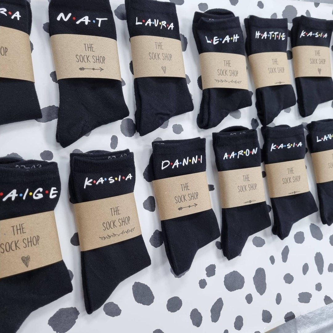 Friends Socks, Personalised Socks, TV Show Inspired, Friends TV Show ...