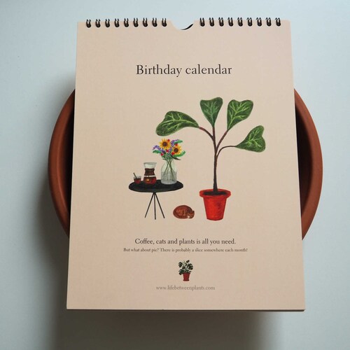 Perpetual Calendar Everlasting Calendar Birthday Calendar - Etsy