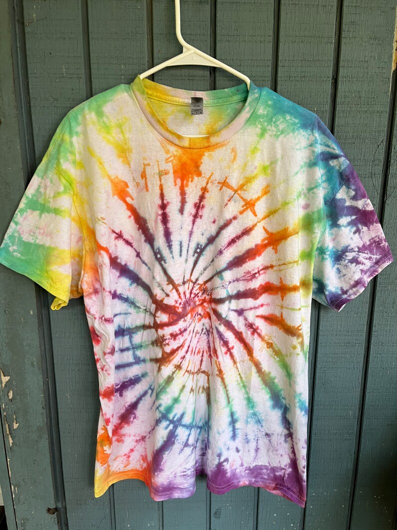 XL Rainbow Spiral Tie Dye Unisex - Etsy