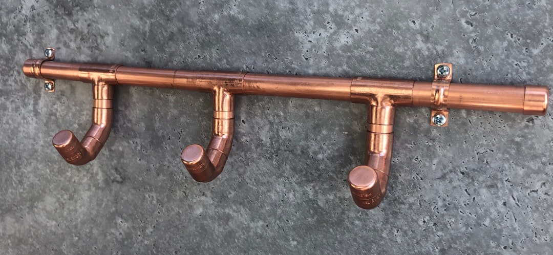Copper Pipe Coat Towel Holder Rail - Etsy