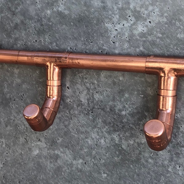 Copper Towel Rail - Etsy