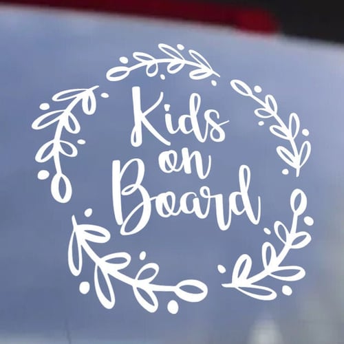 Kids on Board Sticker - Etsy