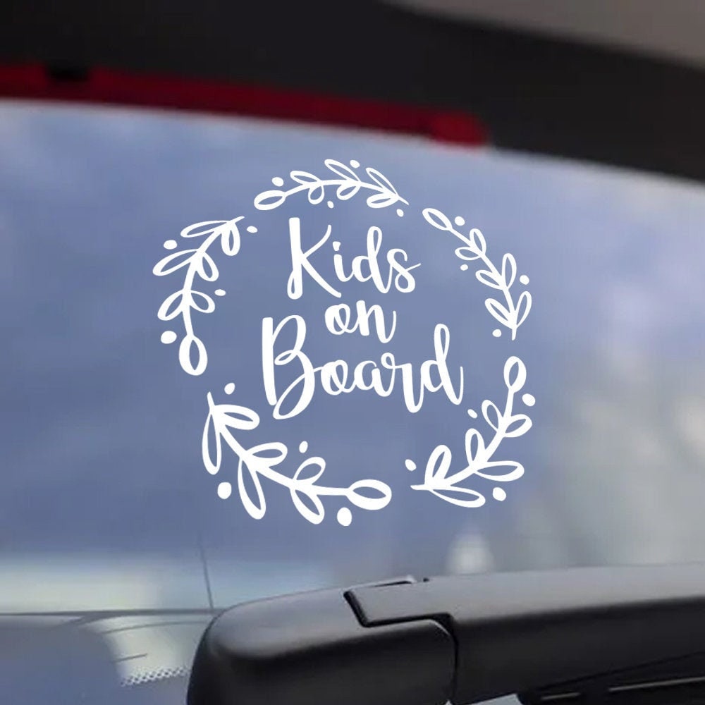 Kids on Board Sticker - Etsy