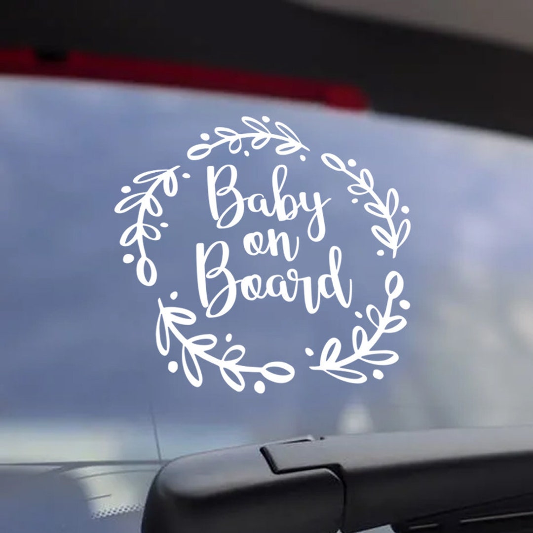 Baby on Board Sticker - Etsy