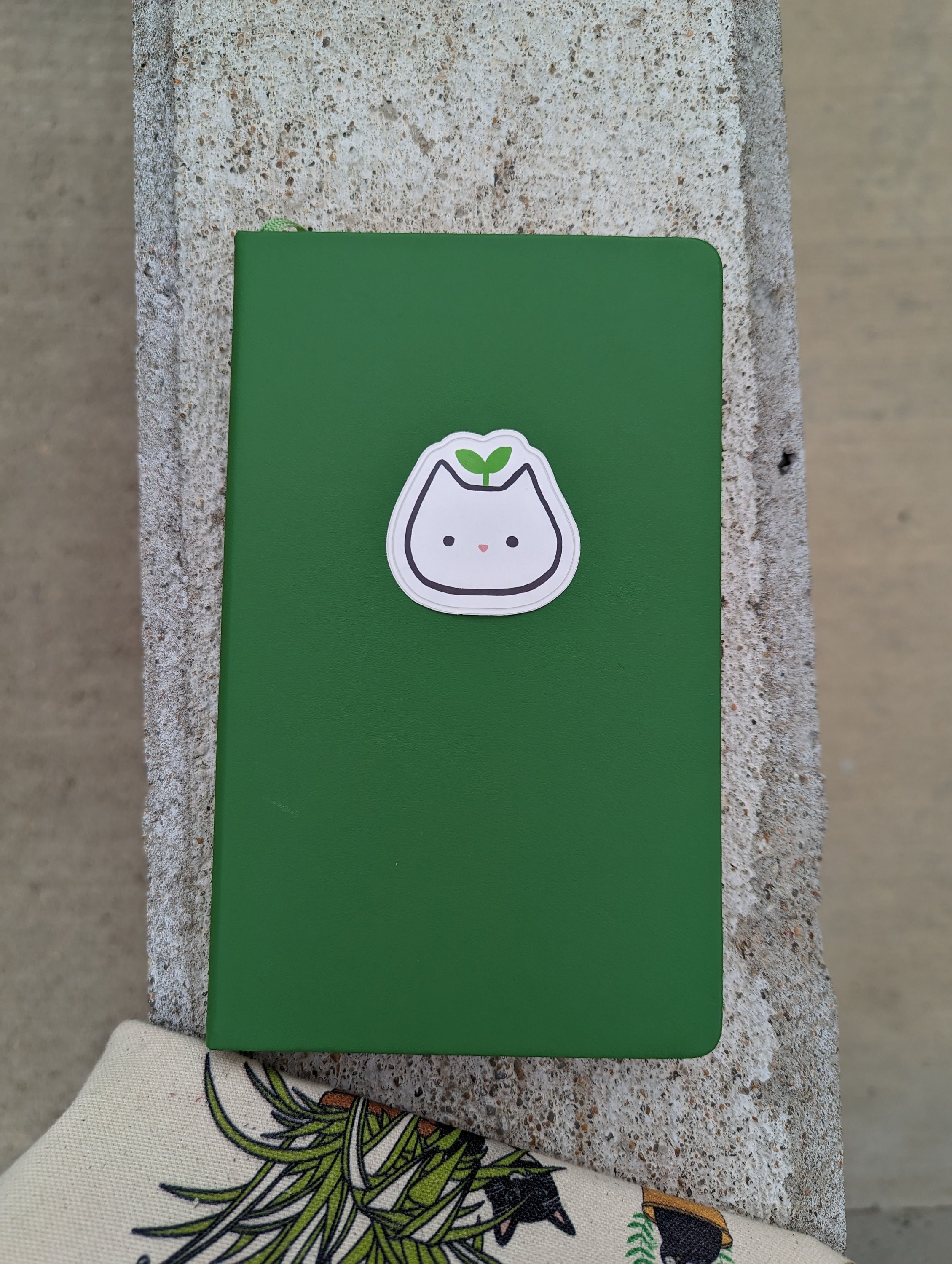 Sprout Cat Sticker - Etsy