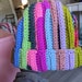 Scrap Yarn, Striped, Wool Crochet Beanie - Etsy