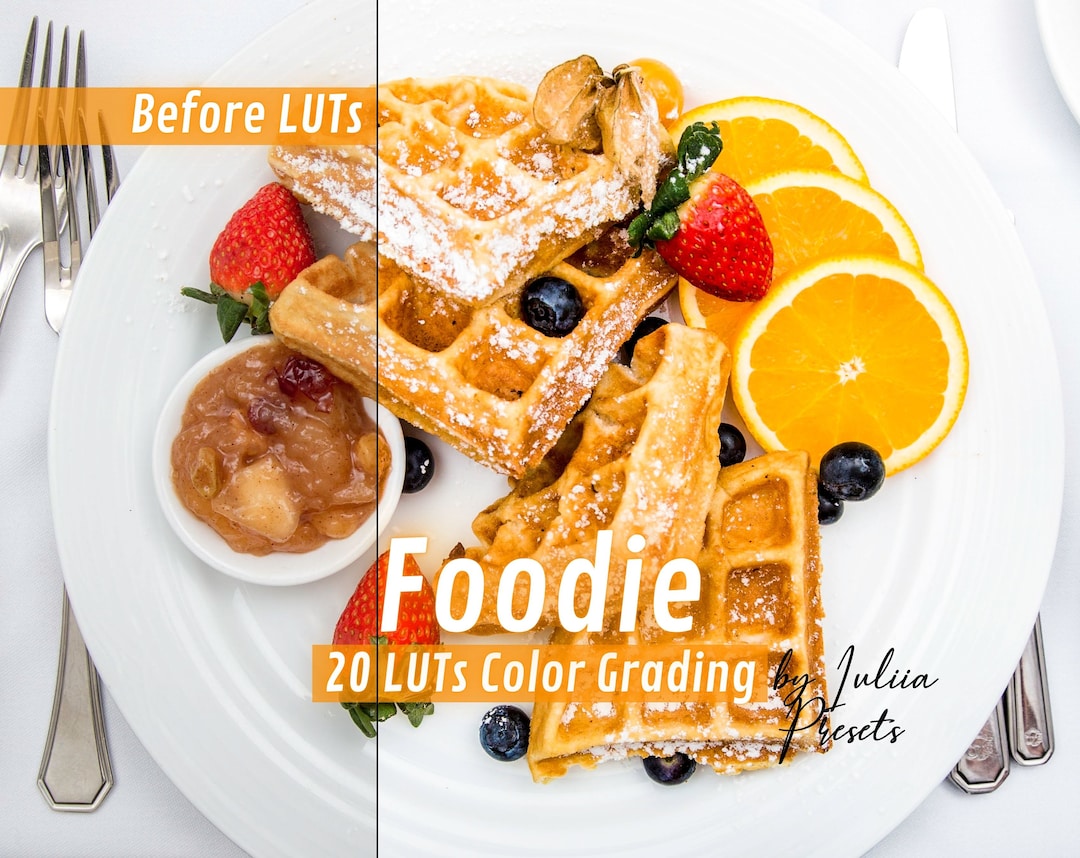 20 FOODIE Video Luts Presets, Food Luts Color Grading, Premiere Pro ...