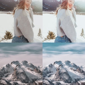 20 Cold Beauty Winter Luts Pack, Bright Color Grading Presets for ...