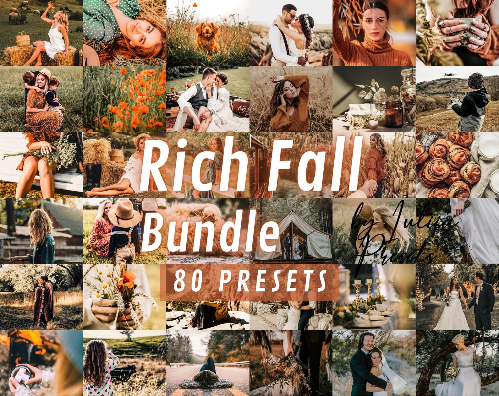 80 RICH FALL Lightroom Mobile Presets Desktop Rich Photo Fall | Etsy