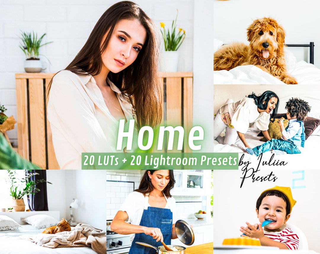 HOME Luts Color Grading Video Filters & Lightroom Presets Pack ...