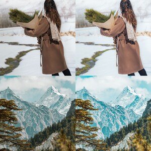 20 Cold Beauty Winter Luts Pack, Bright Color Grading Presets for ...