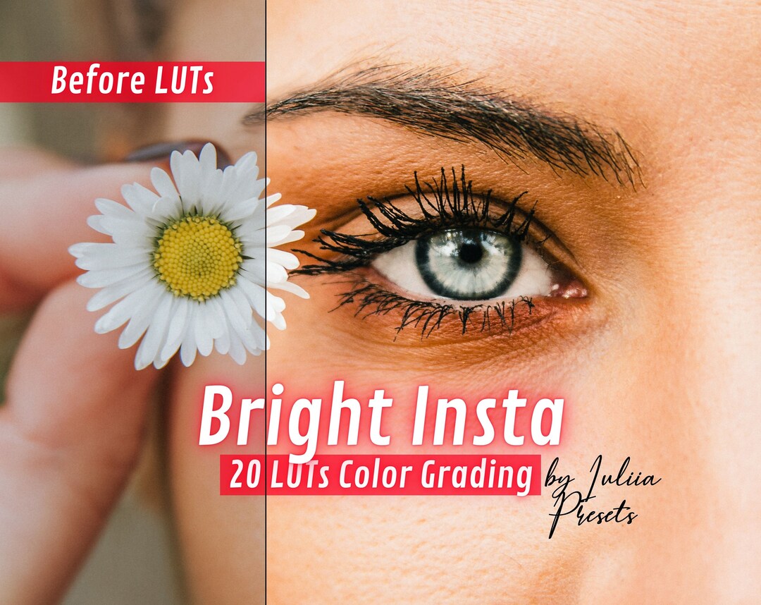 20 Luts After Effect BRIGHT INSTA Reels Video Luts for - Etsy