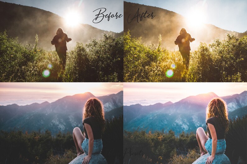 Outdoor Color Grading Luts MOUNTAINS VIEW & Hiking Desktop Presets ...