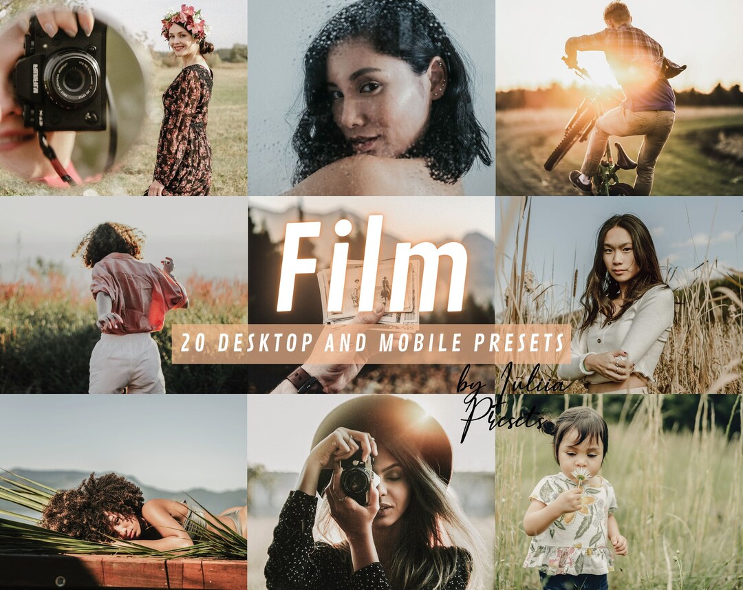 20 FILM Presets Lightroom Mobile & Desktop, Muted Tones Lifestyle ...
