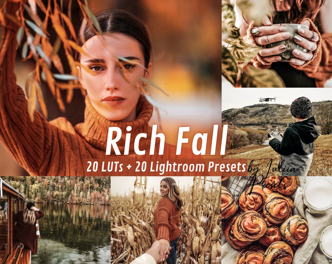 Rich Fall Luts, Warm Autumn Video Editing LUT Pack for Cinematic Color ...