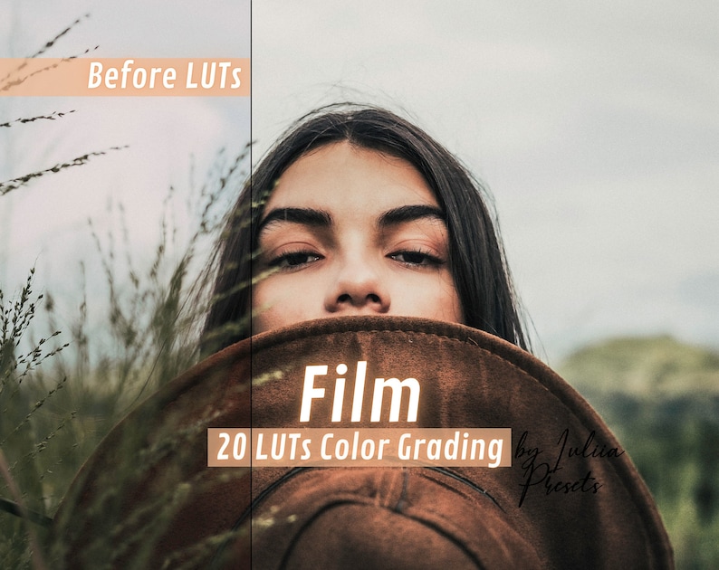 20 Cinematic Luts Pack for Video Editing, Retro & Muted Look up Table ...