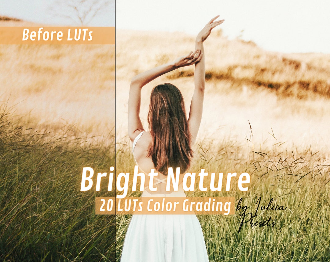 20 Cinematic LUT Pack for Outdoor Video Editing and Color Grading ...