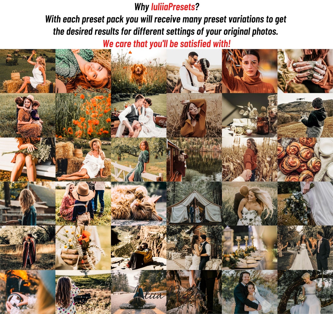 80 RICH FALL Lightroom Mobile Presets Desktop Rich Photo Fall - Etsy