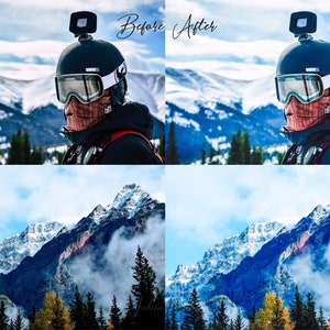 20 Cold Beauty Winter Luts Pack, Bright Color Grading Presets for ...