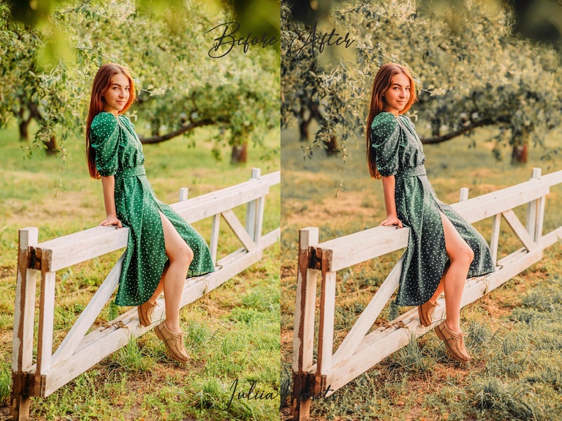 20 Affinity Luts AUTUMN GLOW Video Luts Premiere Dark Green | Etsy