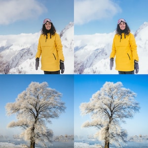 20 Cold Beauty Winter Luts Pack, Bright Color Grading Presets for ...
