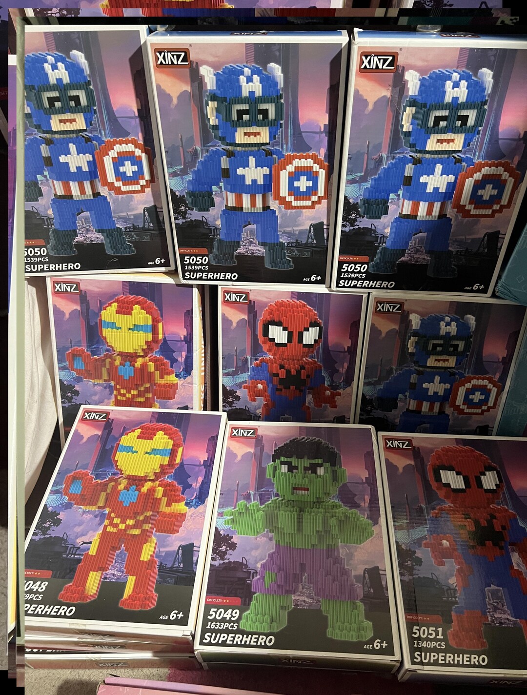 Bearbrick Model Mini Child SUPER HEROES Mini Toys Diy Building Blocks ...