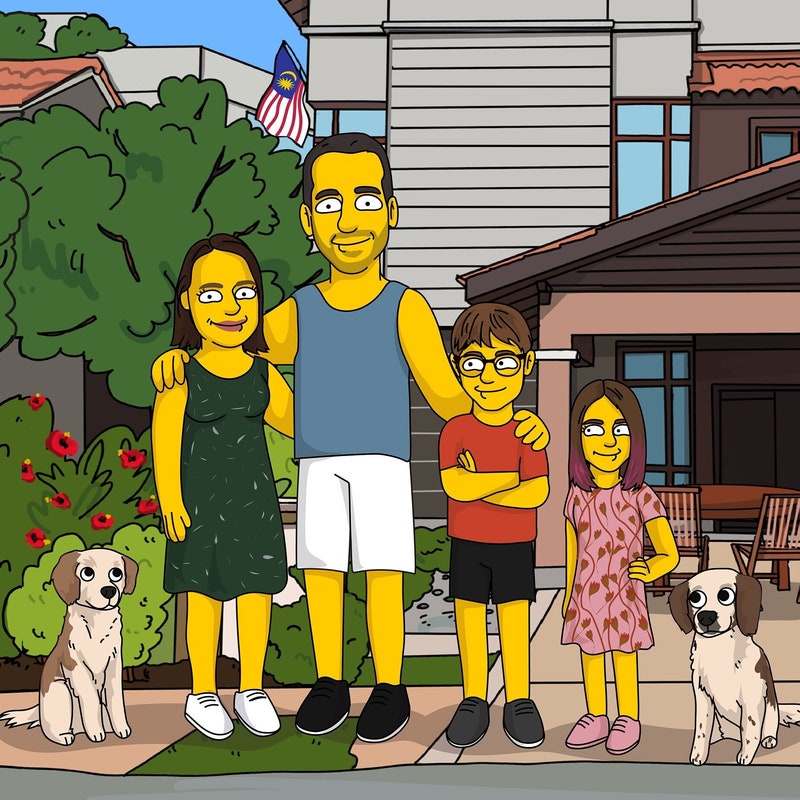 Simpsons Backgrounds - Etsy