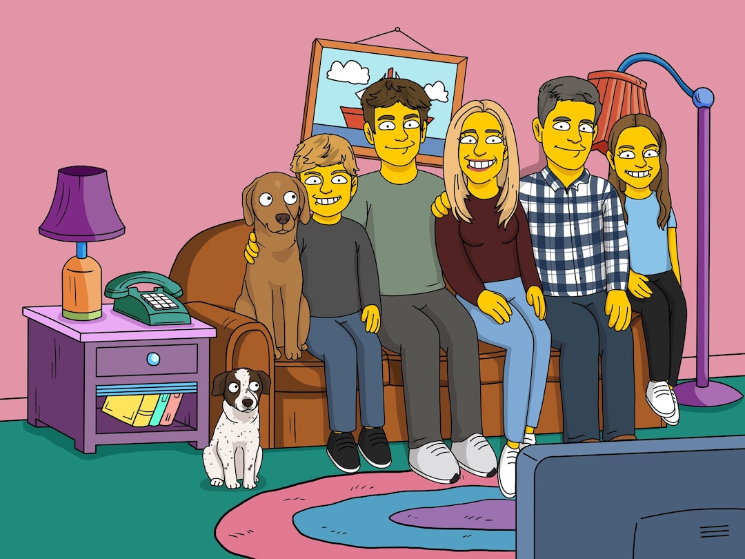 Simpsons Portrait, Girlfriend Gift, Cartoon Simpsons, Add People to ...