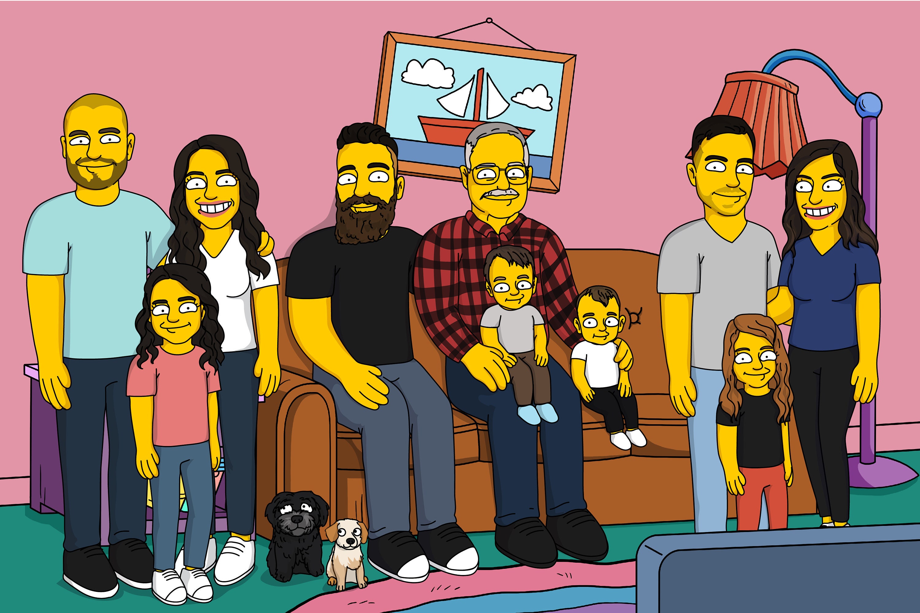 Tokyo Simpsons Portrait Custom Yellow Character Japan Scene ...