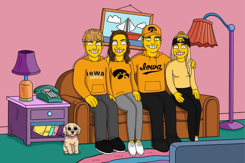Simpson Custom, Personalized Photo, Family Photo Simpson, Child ...