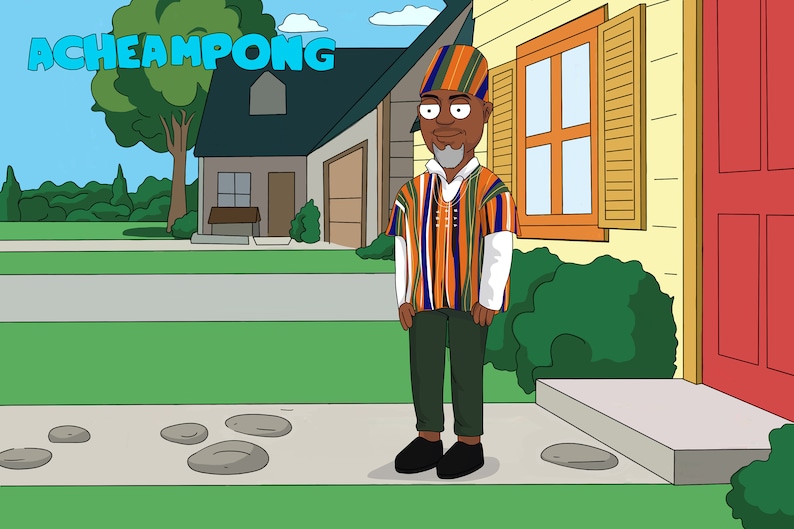 SALE Custom Family Guy Portrait Cartoon Style - Etsy