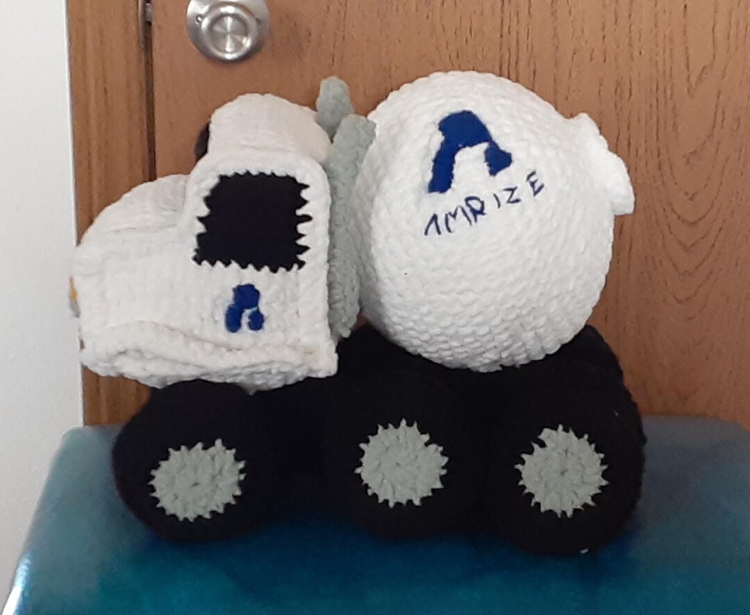 Large Crochet Stuffed Cement Truck - Etsy
